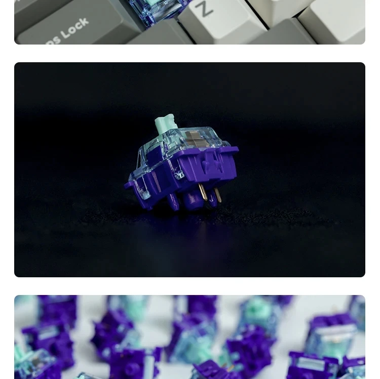 Gateron Dragon V3 Tactile 5-pin Switches 63g Hot Swappable Mechanical ...