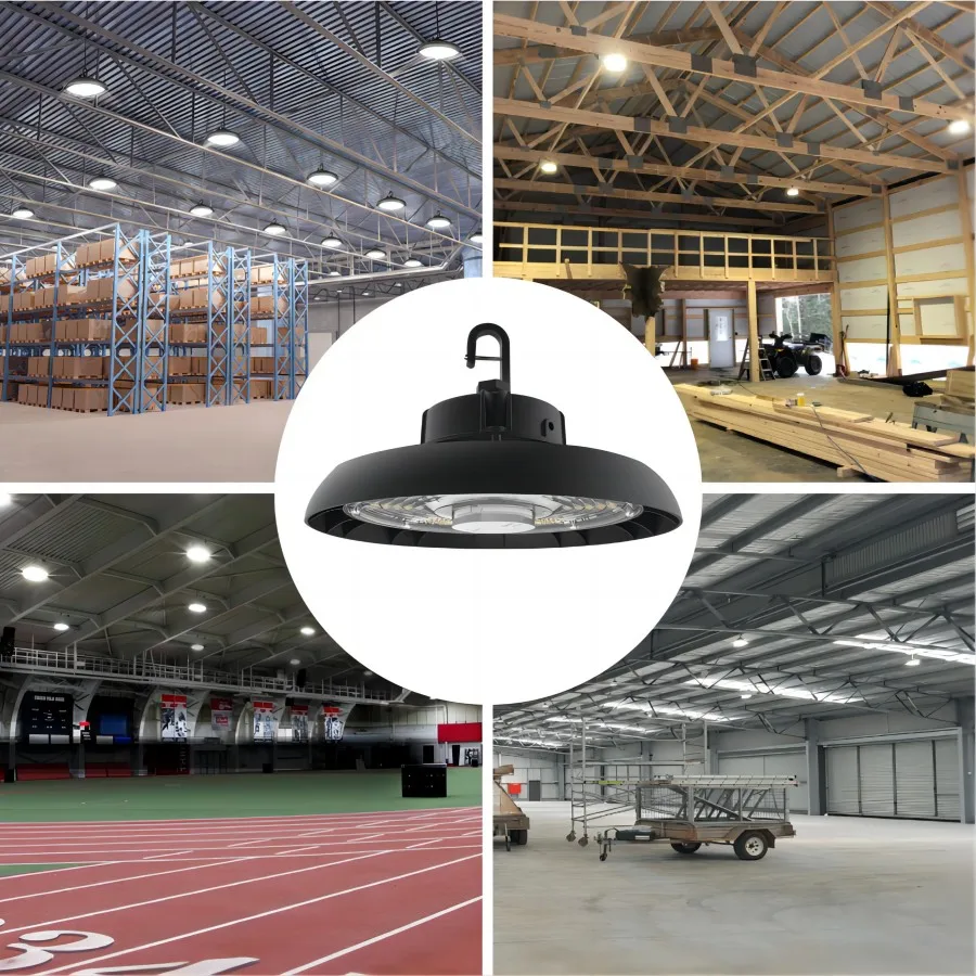 Factory Warehouse Fixture 100w 150w 200w 150lm/w Ip65 Dimmable Ufo Led ...