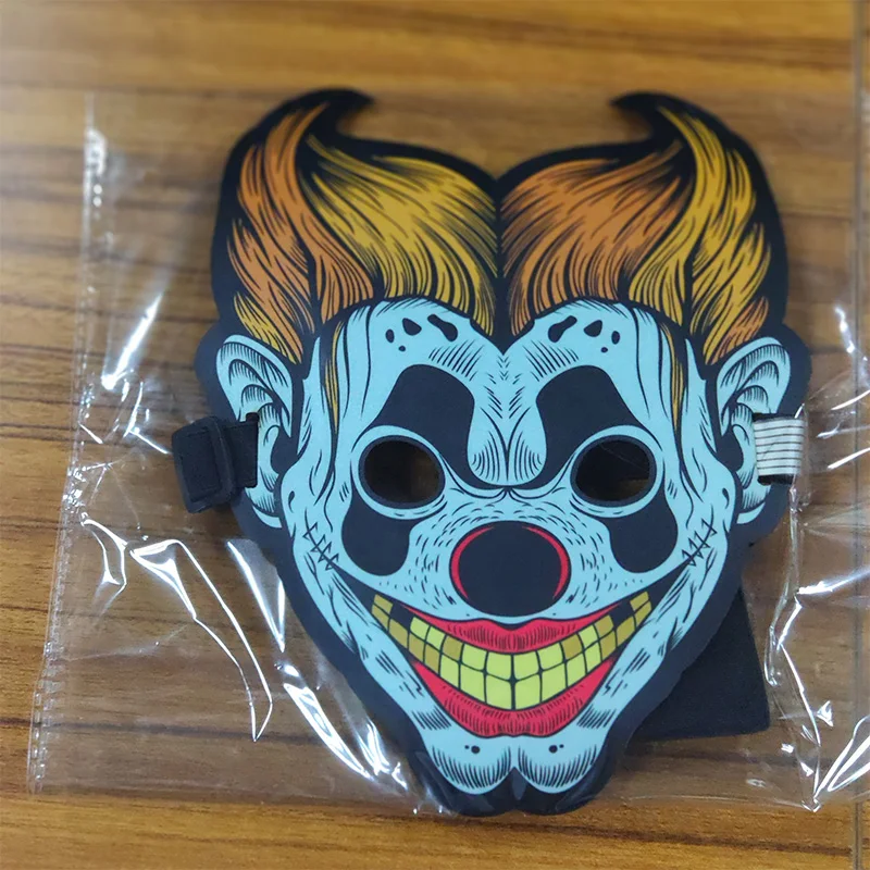Oem Led Rave Mask Sound Activated Mask Flashing Decoration El Mask ...
