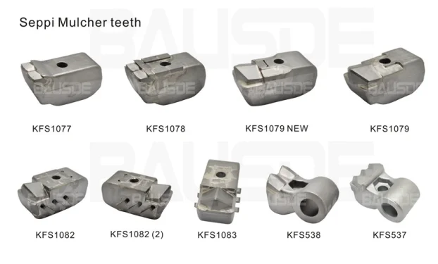 Replacement Teeth Mini Duo Fitting Seppi M Forestry Mulcher Miniforst ...