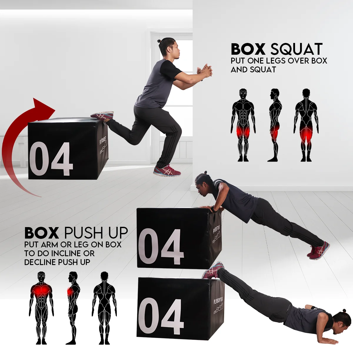 Soft Balance Foam Plyometric Box Jumping Exercise - Buy Foam Plyometric ...