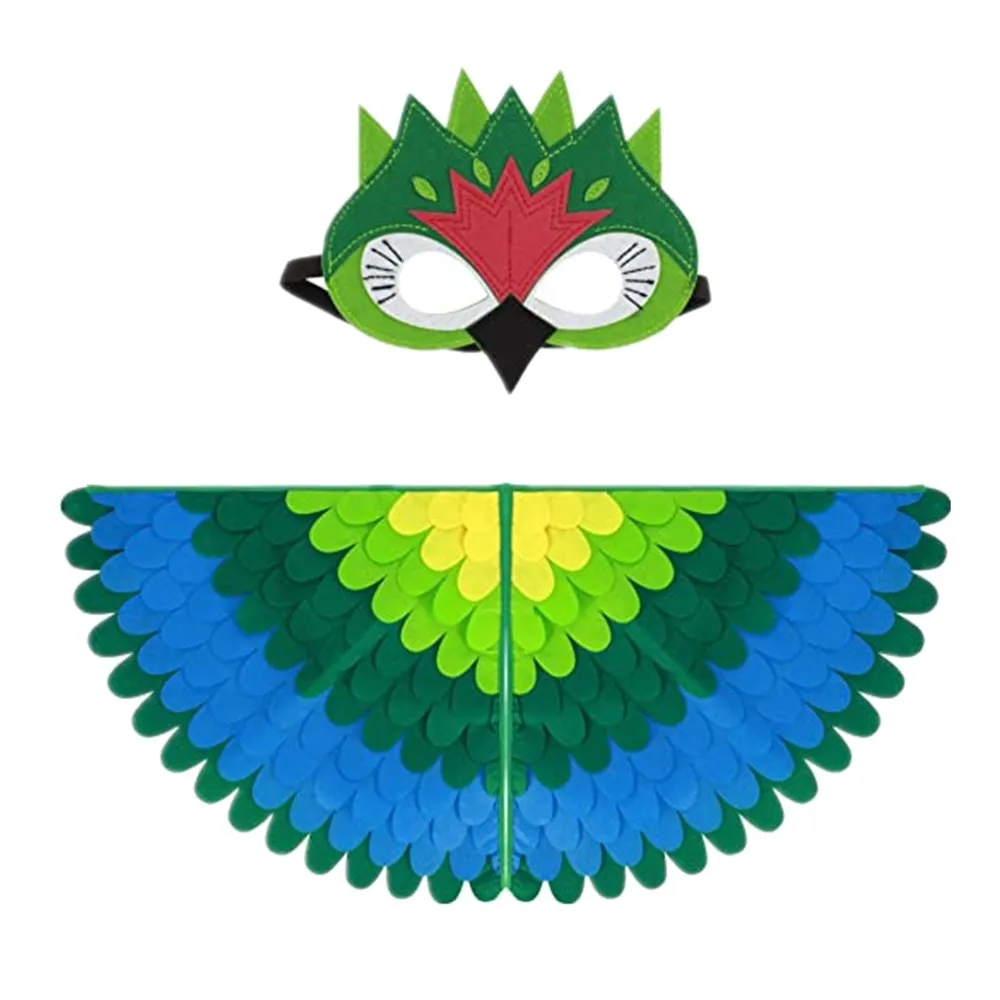 Kids Animal Costume Birds Felt Animal Wings Cape Cosplay Costume Dress ...