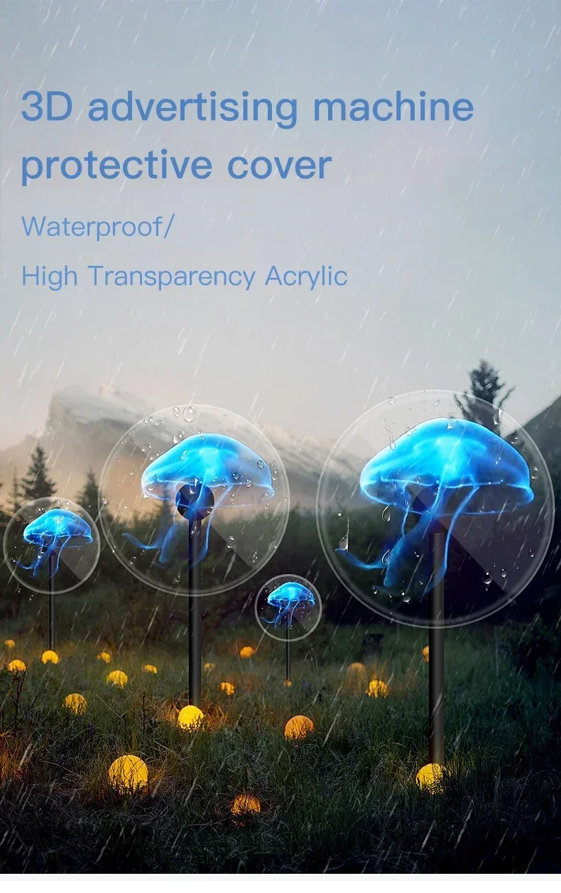 3D Rotary Projection Holographic Advertising Fan - IP65