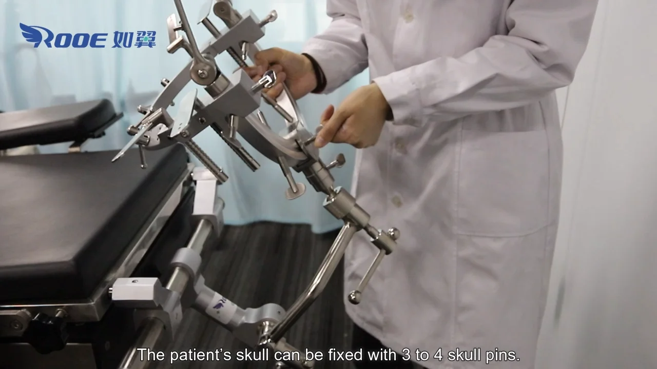 Aota301 Aluminum Alloy 4-point Adjusted Mayfield Head Frame For ...