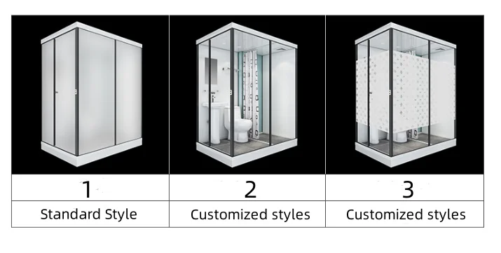 New Design Shower And Toilet Integrated Unit Portable Prefabricated ...