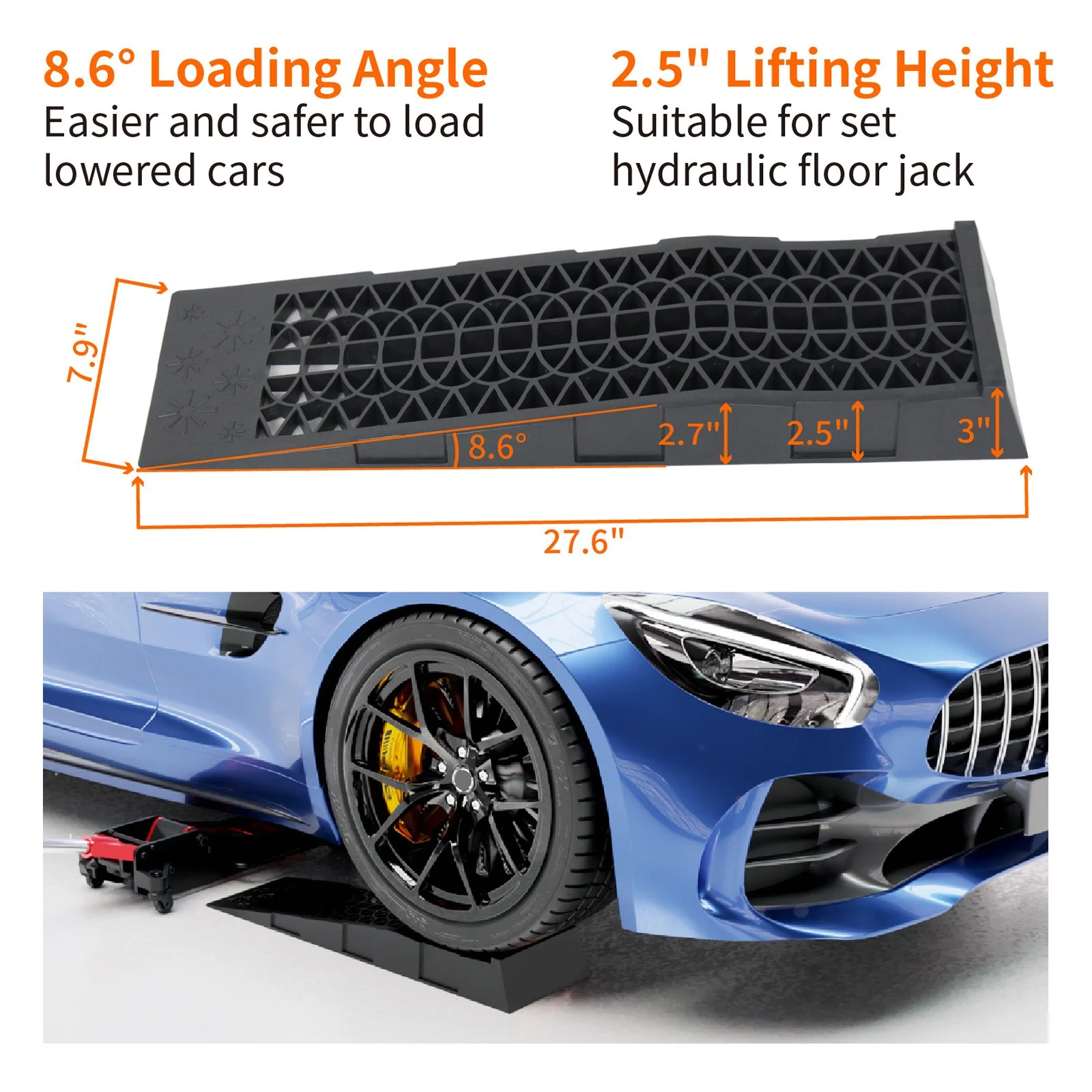 3T 5T Car Plastic Ramp Wholesale CE Car Lifting Low Lift Ramp Vehicle ...