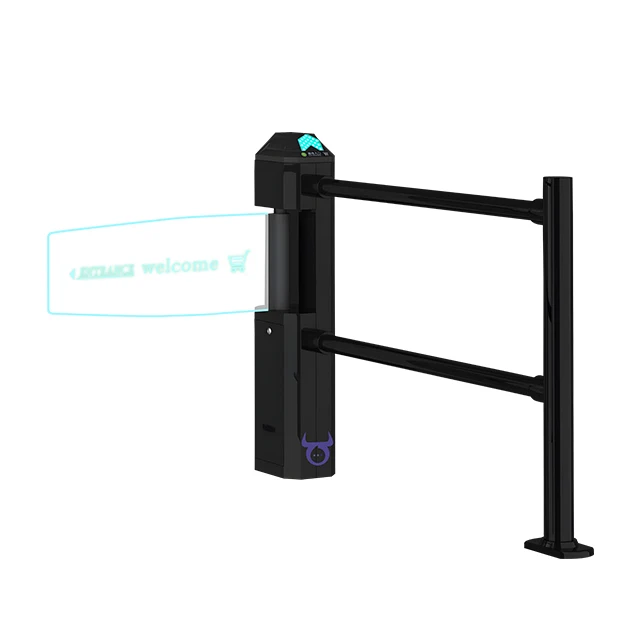 Supermarket entrance Rotating barrier Entrance door Store waterproof ...