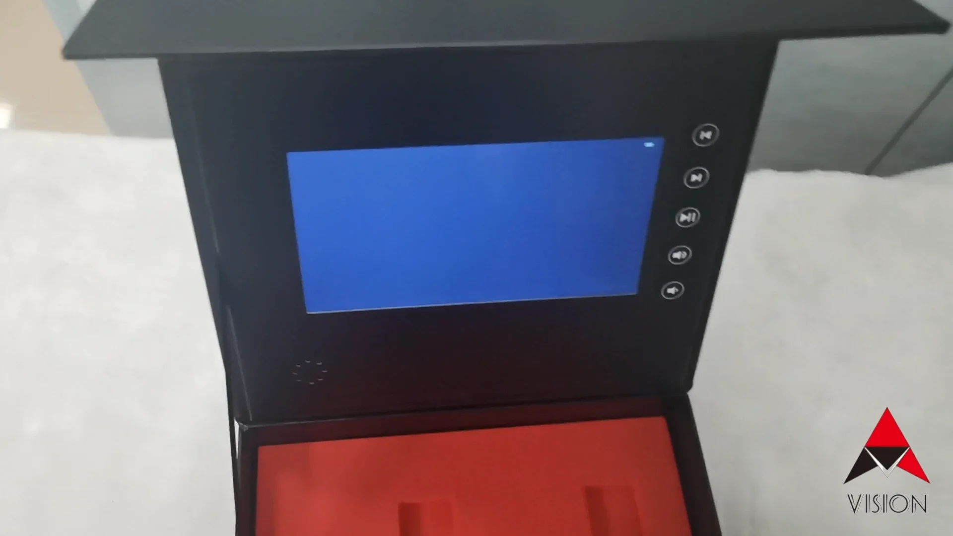 Custom Video Brochure Mailer Box 2.4 4.3 5 7 10 Inch Lcd Screen Video ...