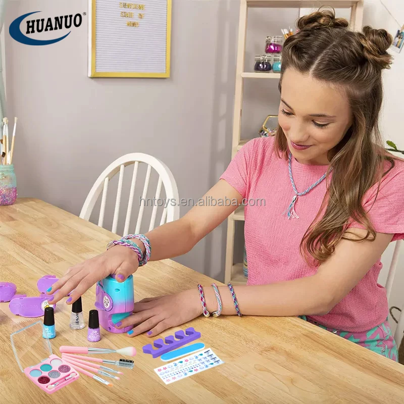 Huanuo Popular Pretend Nail Art Printer Machine Toys Diy Makeup Toys ...