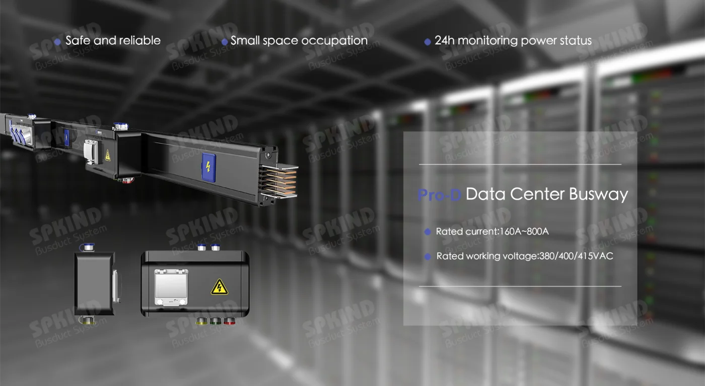 Plug in Data Center Busduct Bus Duct 125a 160a 200a 250a 400a 630a ...