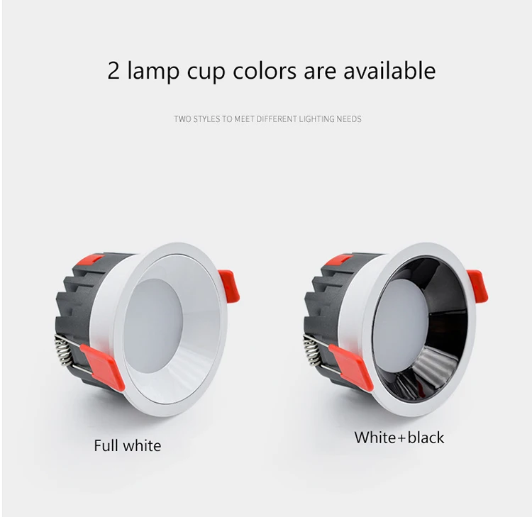 Modern Smd Downlight Anti Glare Ceiling Light Embedded Led Indoor ...