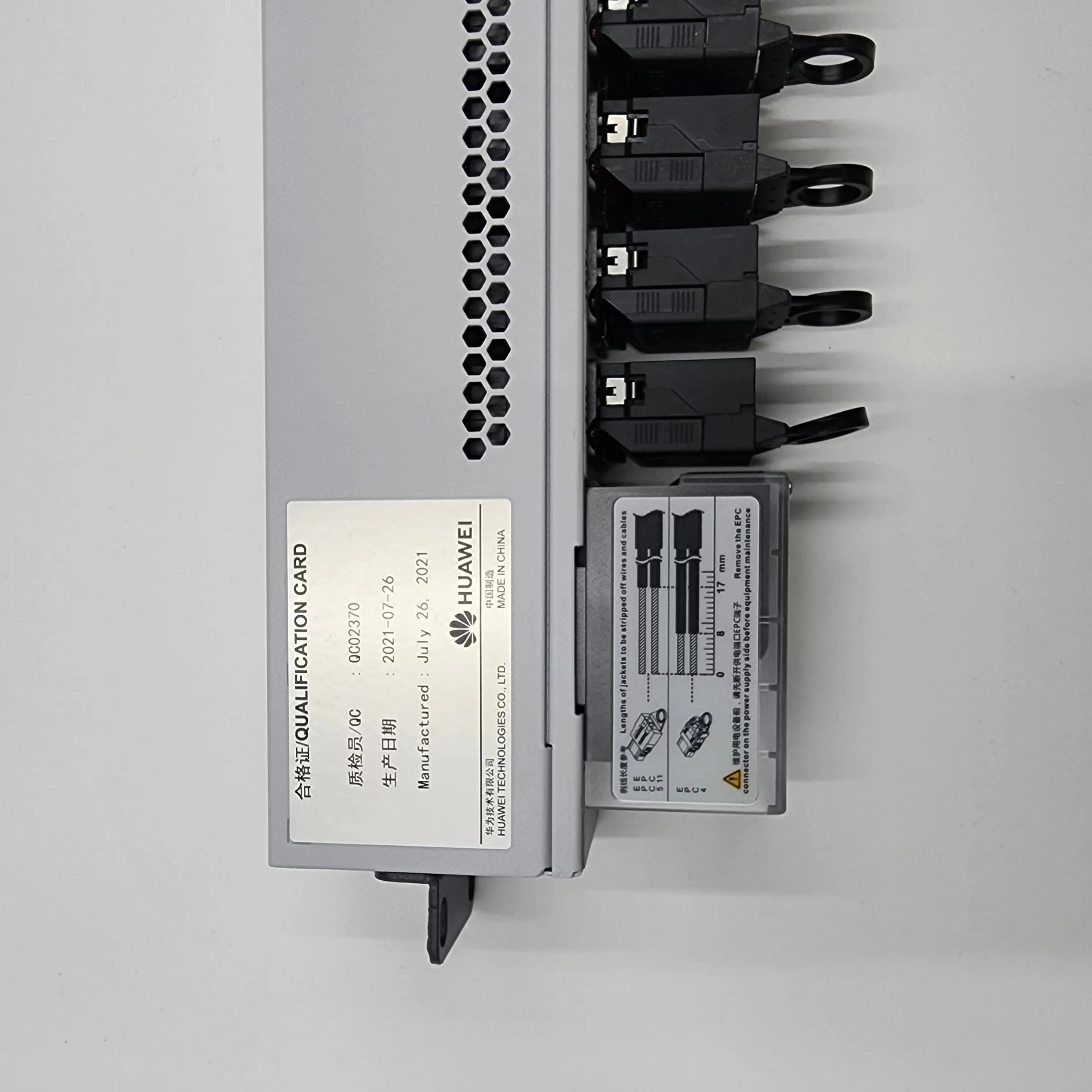 Huawei Dcdu-12e Power Distribution Unit 1u 19inch Cabinet 48v 25a Dcdu ...