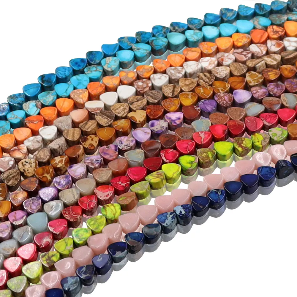 6mm emperor stone triangle jewelry beads gemstone beads for jewelry ...