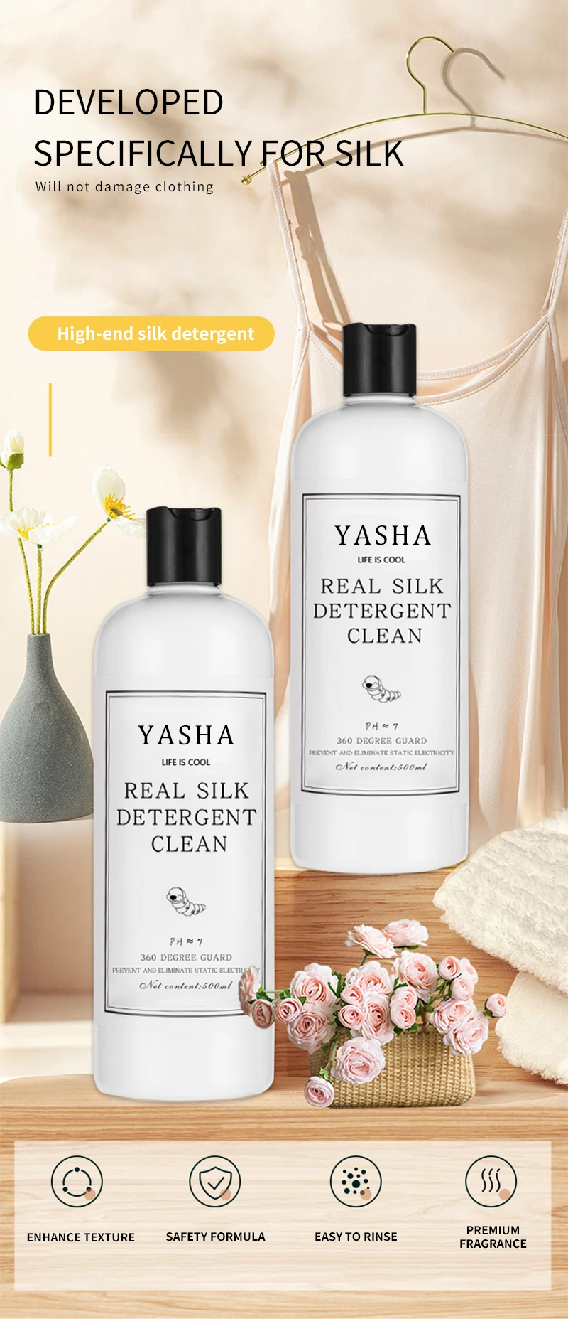 Professional Washing Powder Wool Cashmere Underwear Detergent ...