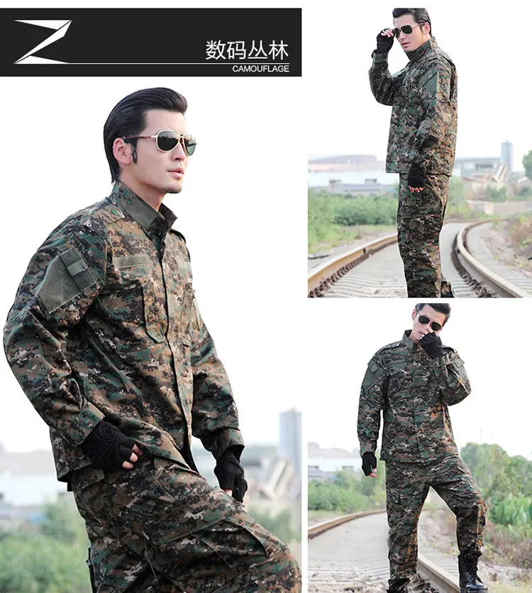 Uniforme De Camouflage Tactico Combat Uniforms Tactical Clothing Men ...