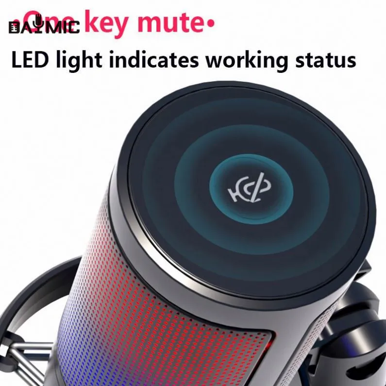 Coconise USB Gaming Microphone - Dynamic Cardioid Mic with Noise ...