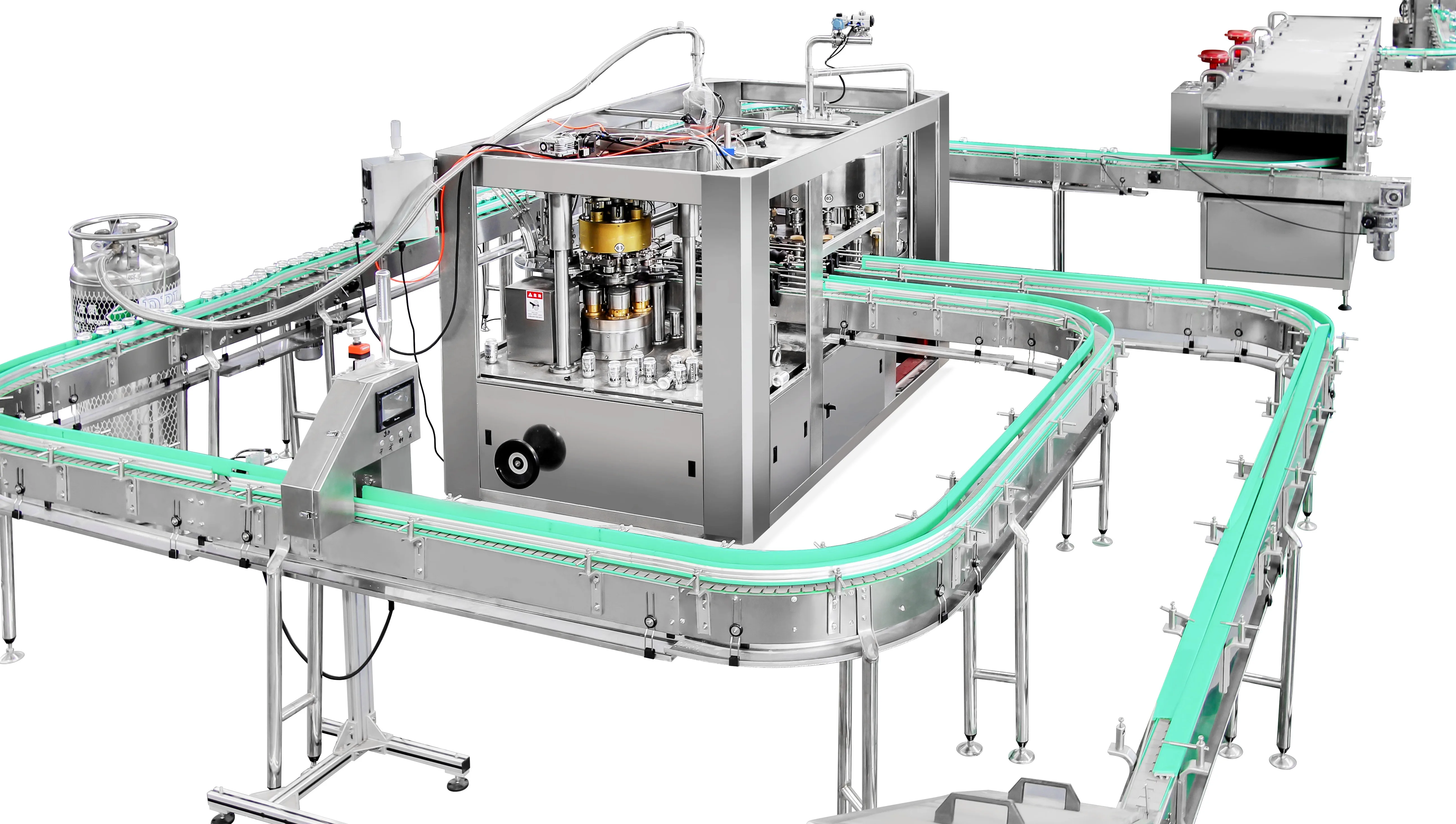 Full Set Automatic Aluminum Cans Production Line Fruit Juice Beverage ...