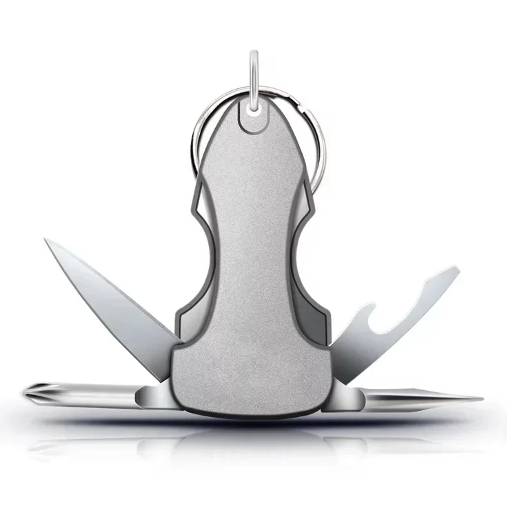 5 in 1 Multi Tool Key Chain - Versatile Mini Screwdriver