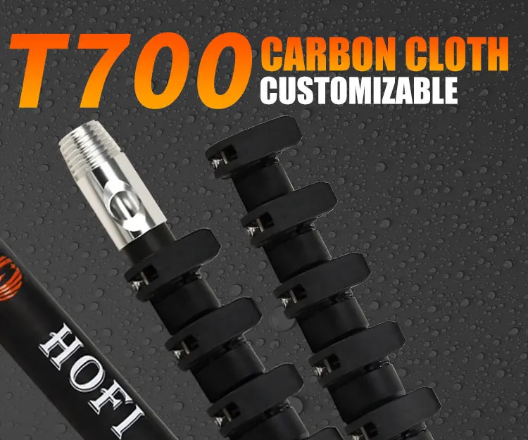 HOFI Carbon Fibre Telescopic Pole - 15m Customizable Length