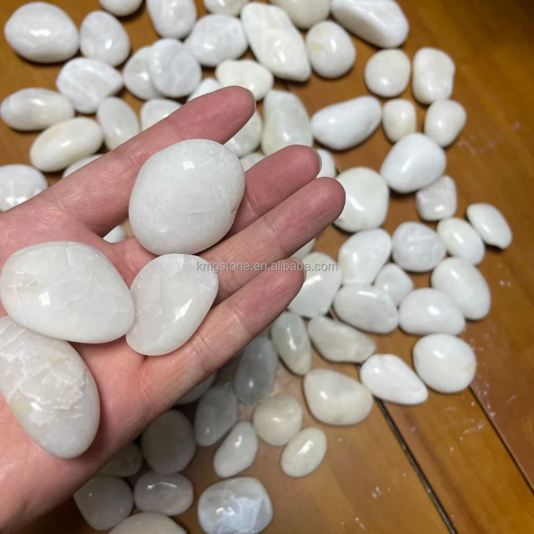 Natural Stone River Rock Shower Tile White River Stone For Landscaping ...