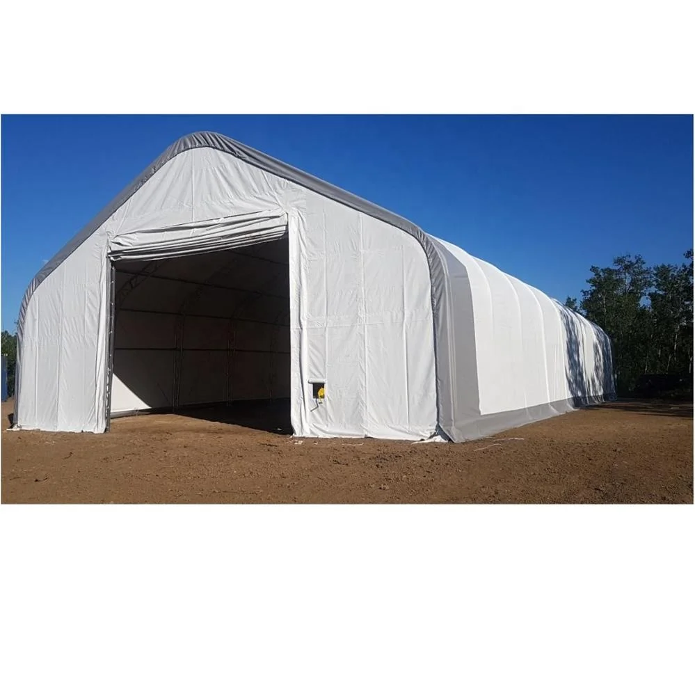 Outdoor Industrial PVC Fabric Storage Tent - Durable Shelter