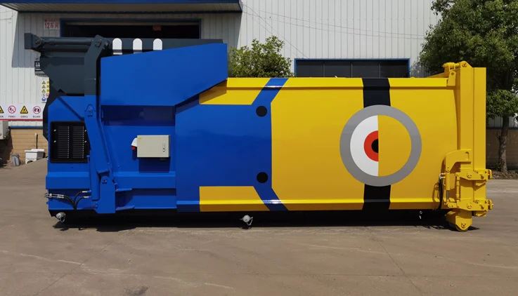 Garbage Compactor Waste Collection Truck Station Mobile Compression ...