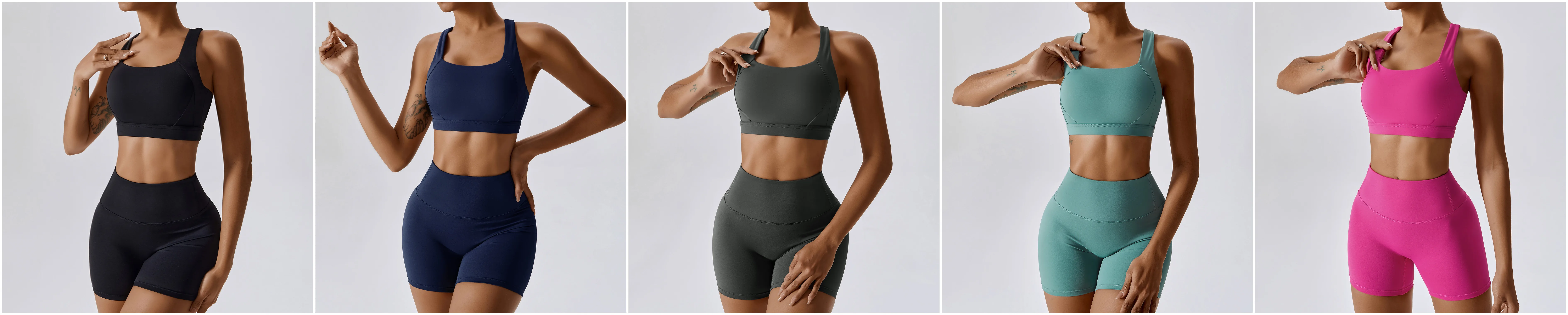 Wholesale Fitness Clothing Women Gym Clothes Kit Sweat Suit Butt Lift ...
