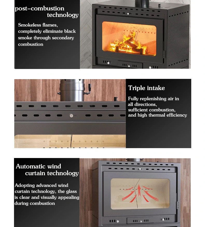 Large Outdoor Indoor Free Standing Corten Steel Fireplace Firewood Stove Burning Heater Wood ...