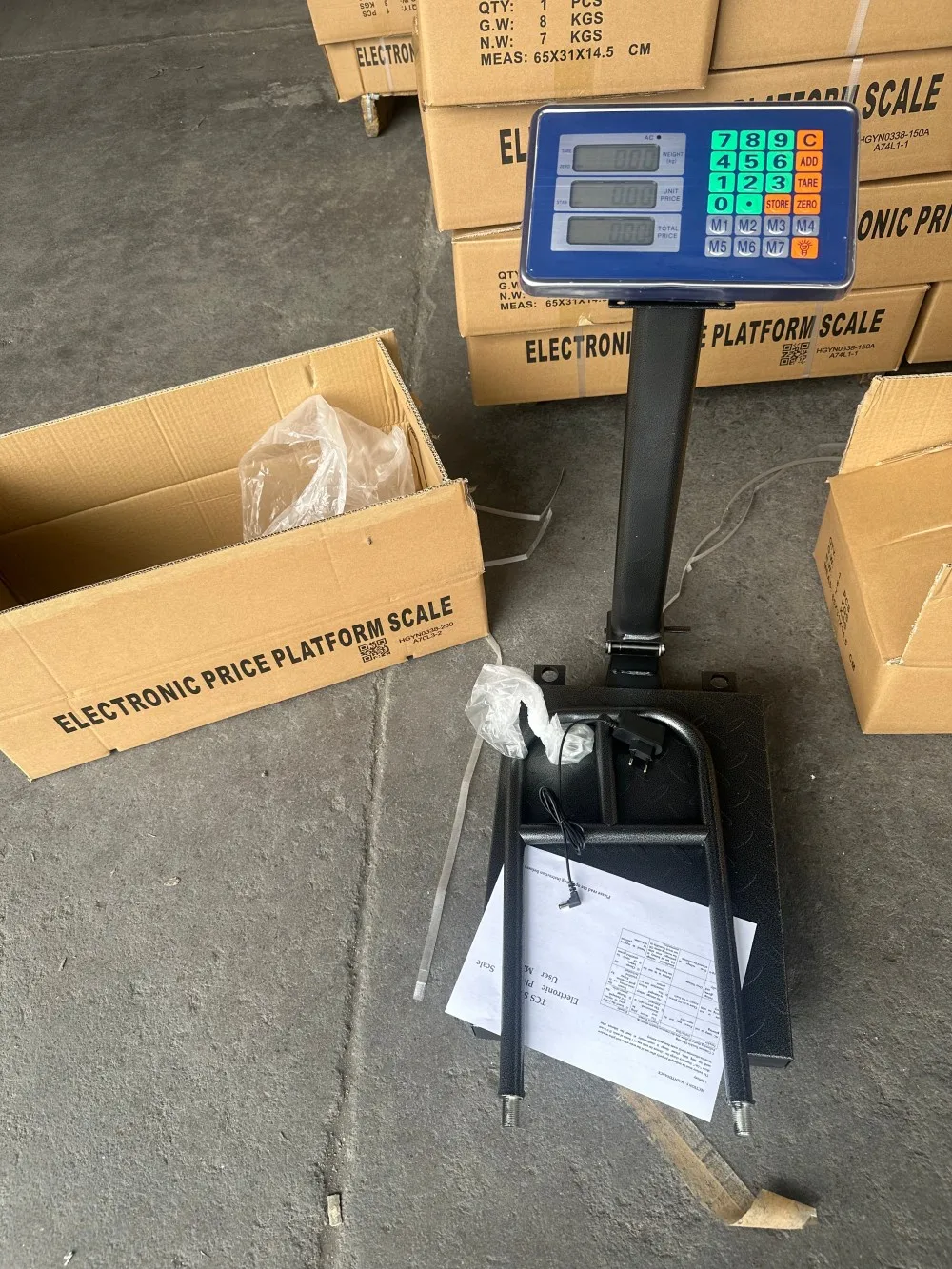 150 Kg 300 Kg 500kg Industrial Electronic Scale - Made in China