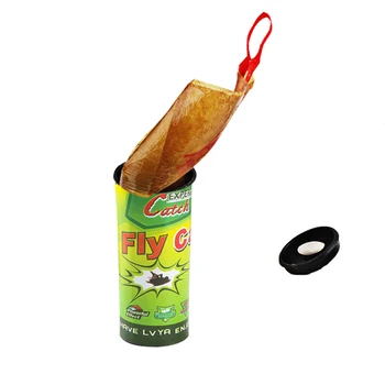 Flying Catcher Ribbons Garden Fly Trap Glue Paper Sticky Home Use No ...