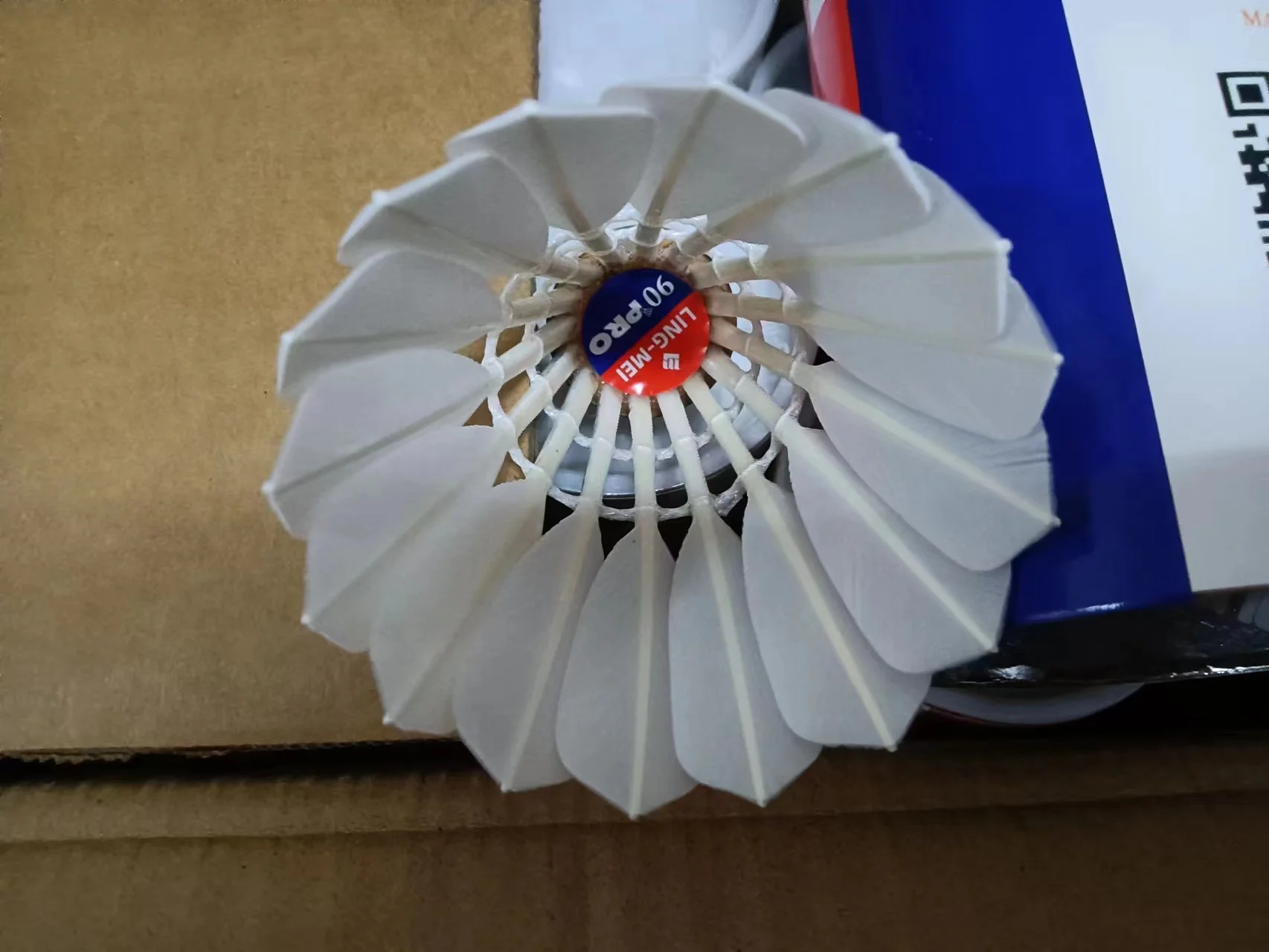 Wholesale Goose Feather Natural Cork Badminton Shuttle