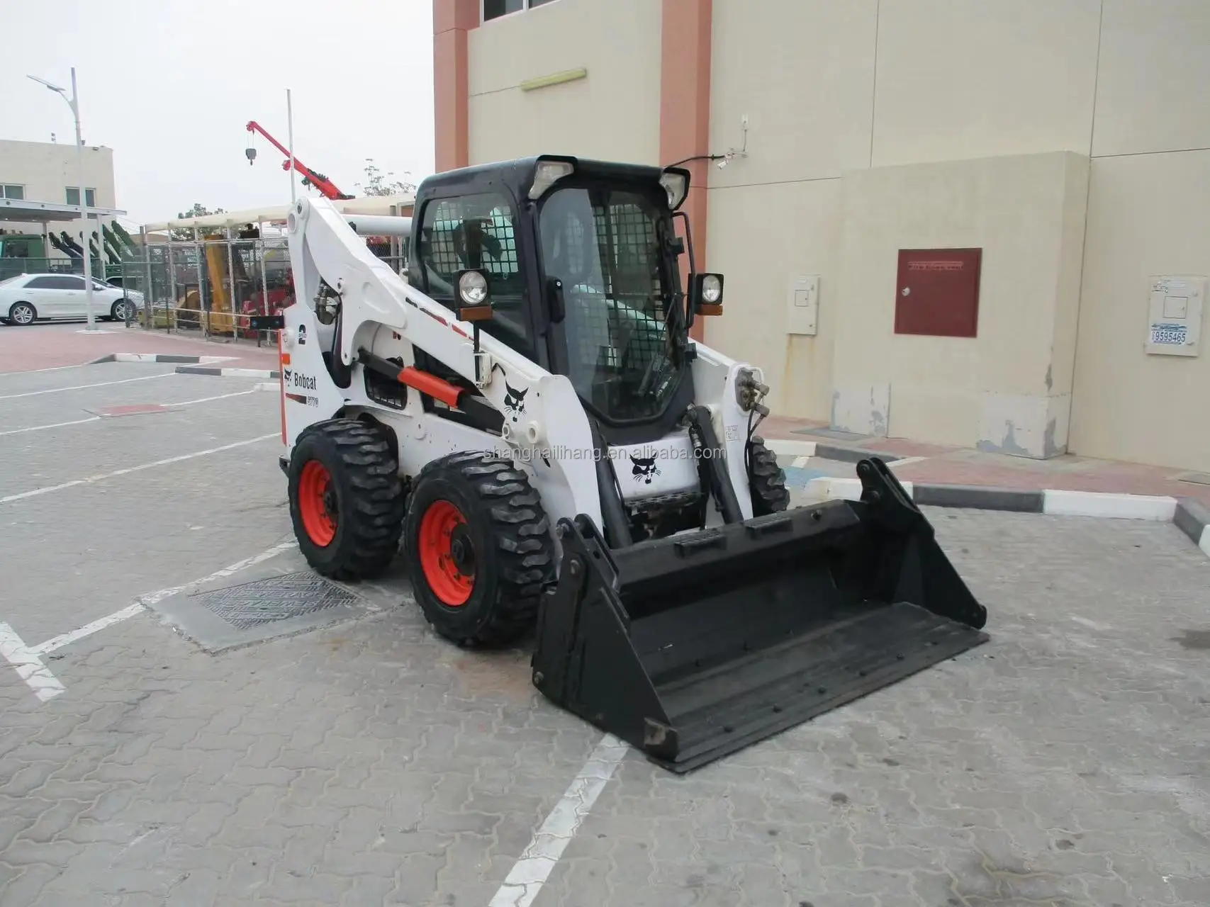 4ton Original Quality Used Electric Steer Skid Loader Bobcat S770 With ...