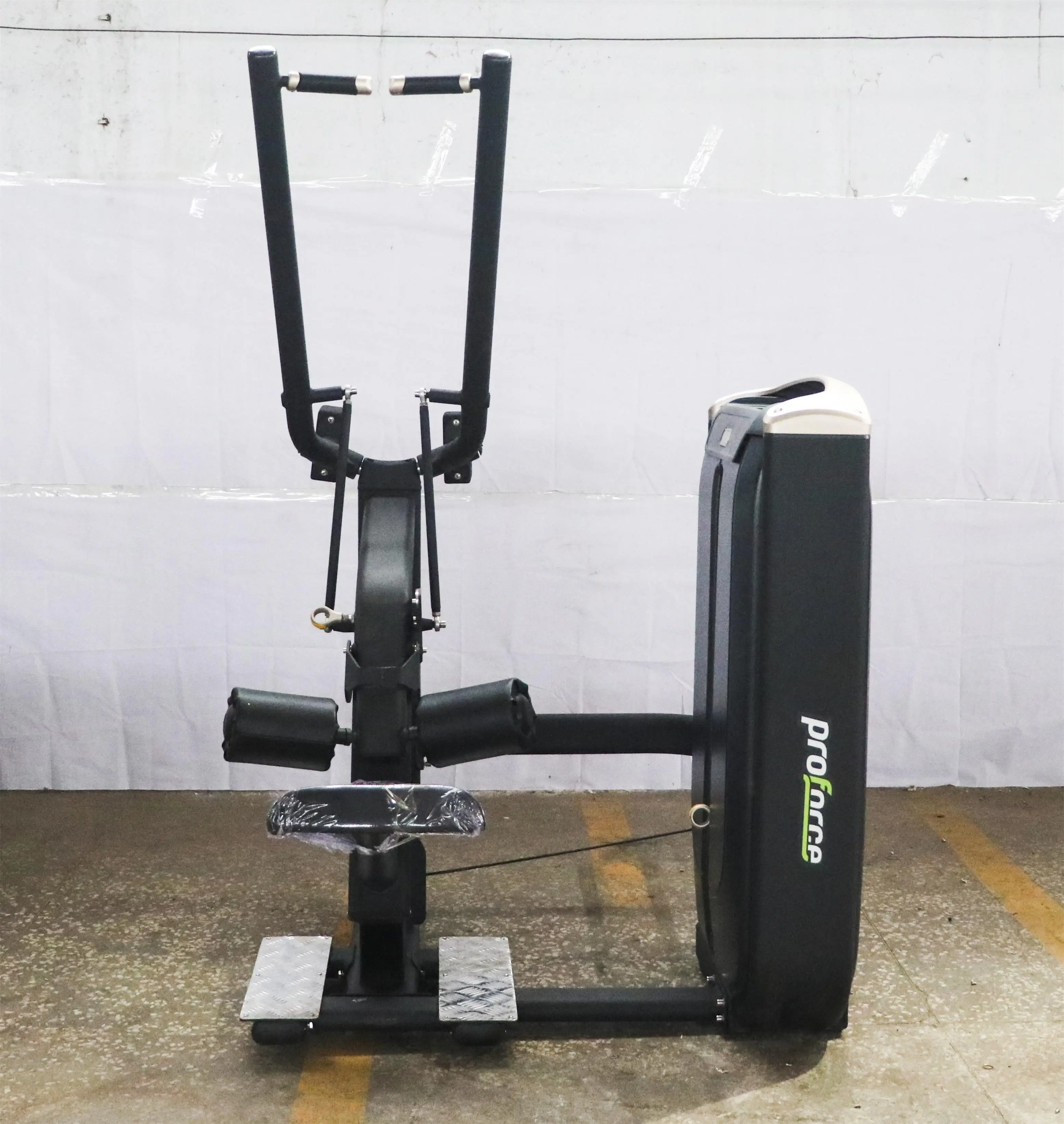 Bodybuilding Seated Lat Pull Down Machine Back Muscle Commercial Gym ...