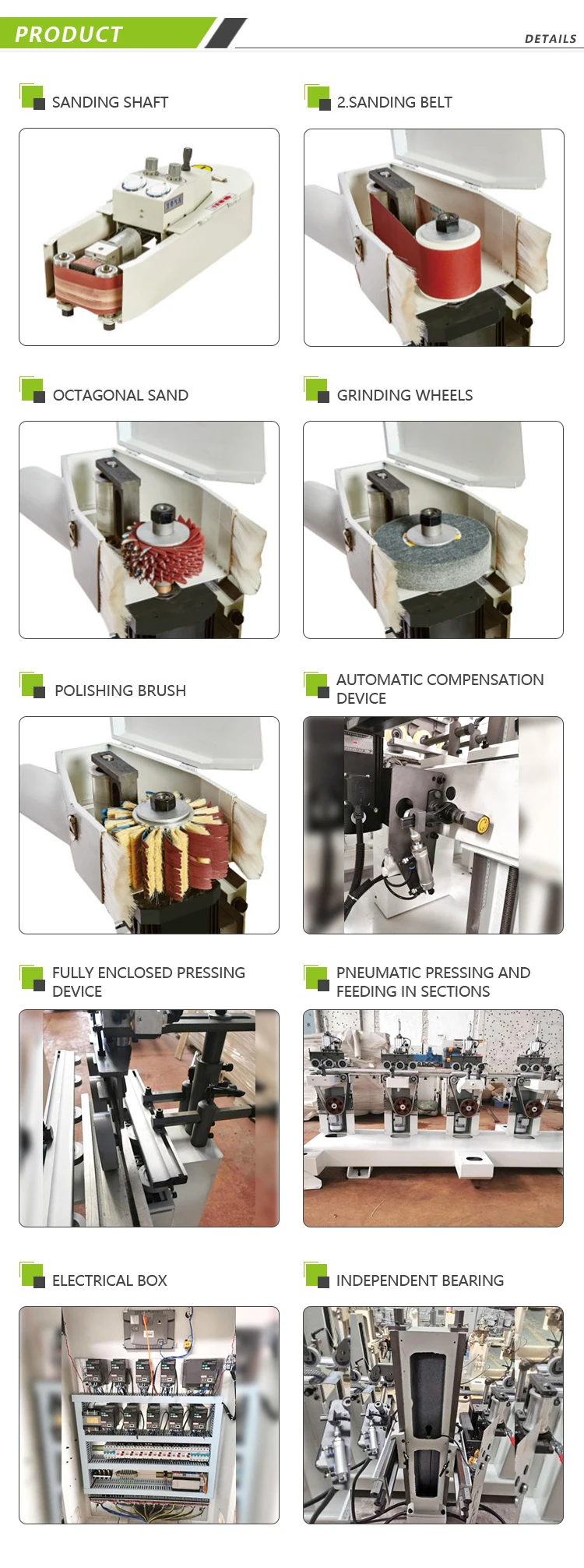 SAMACH Wooden Door Jamb Linear Sander Machine Door Frame Edge Sanding ...