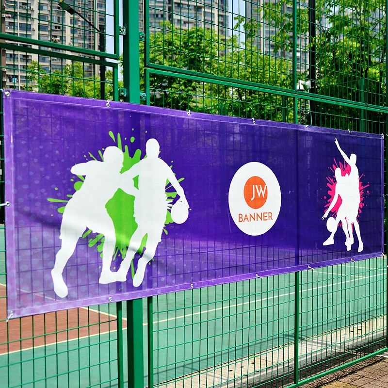Custom Hanging Fabric Banner Large Size Mesh Fabric Banners,Waterproof ...