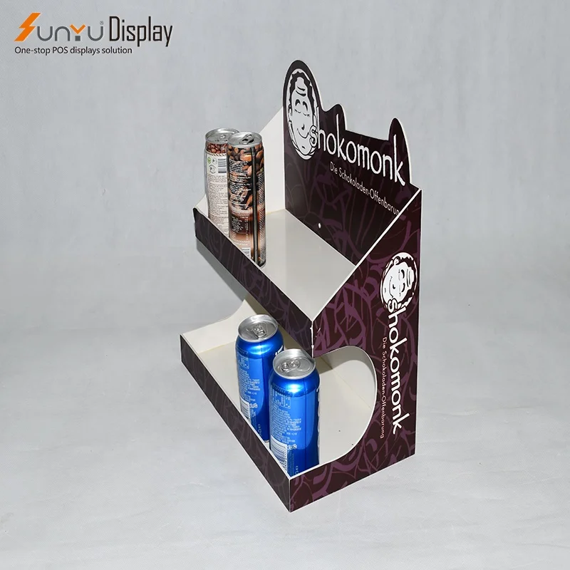 Retail Supermarket Food Beverage Display Rack Custom Acrylic PVC Foam ...