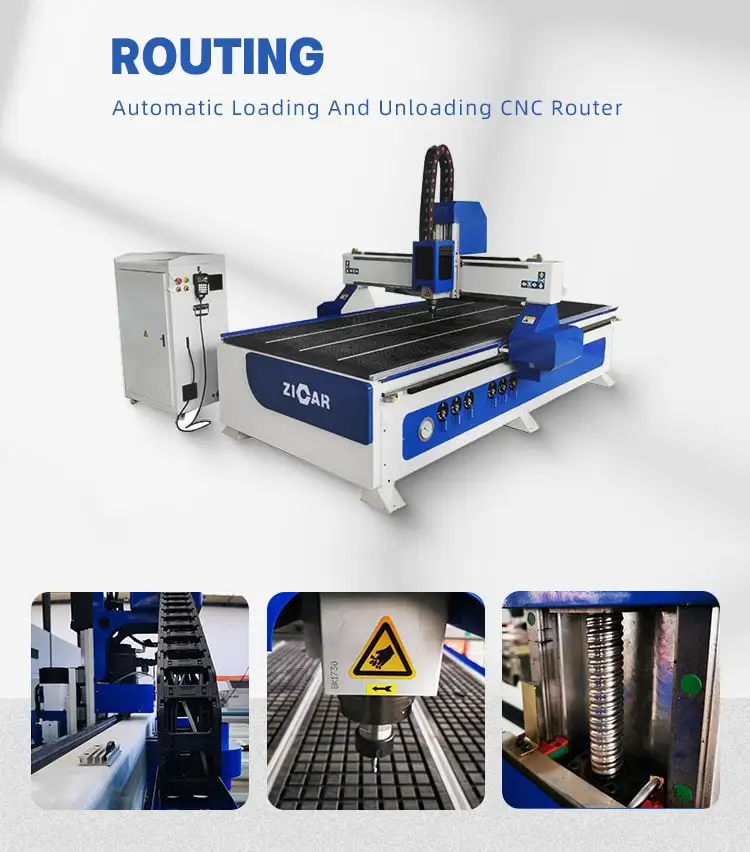 ZICAR Cnc Furniture Design Cutter Machine Price Woodworking Automatic ...