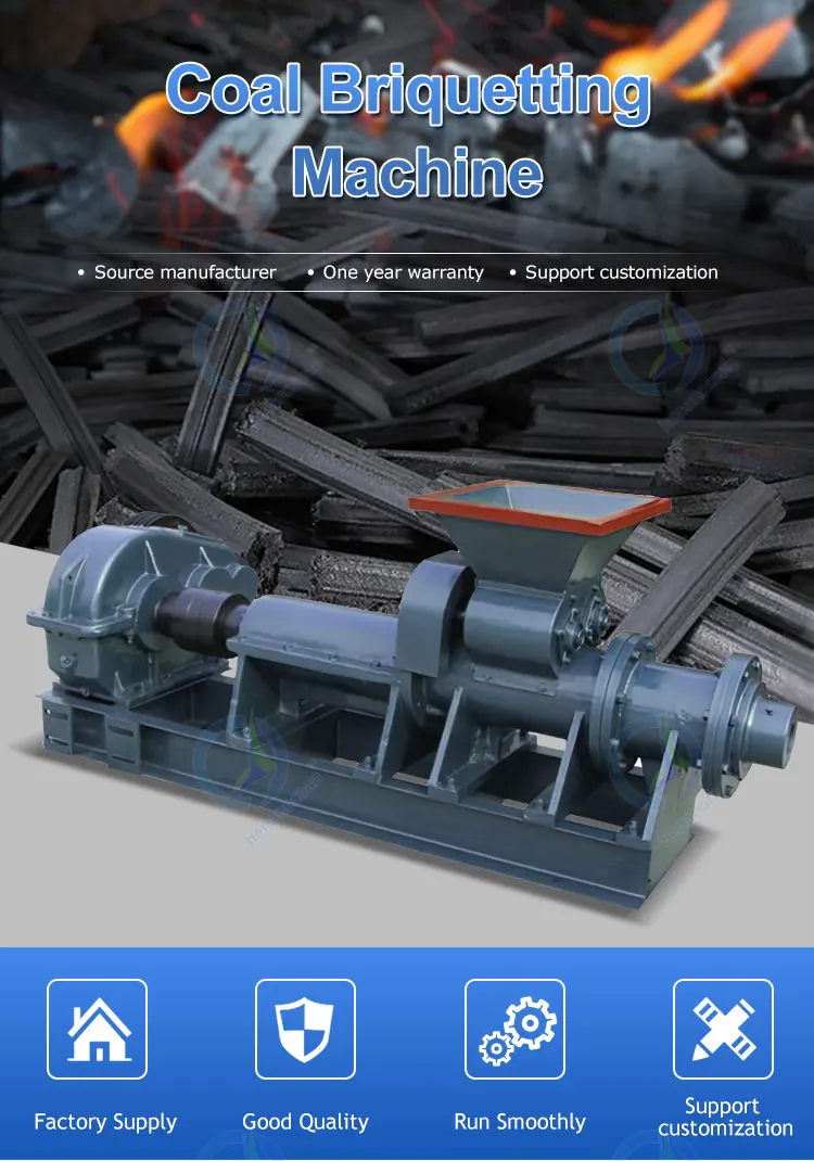 Cow Dung Coconut Shell Sawdust Compress Coal Charcoal Press