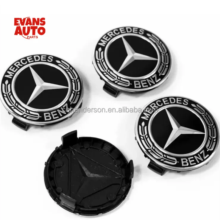 75mm Wheel Center Caps Wheel Hub Caps For Mercedes Benz Wheel Center ...