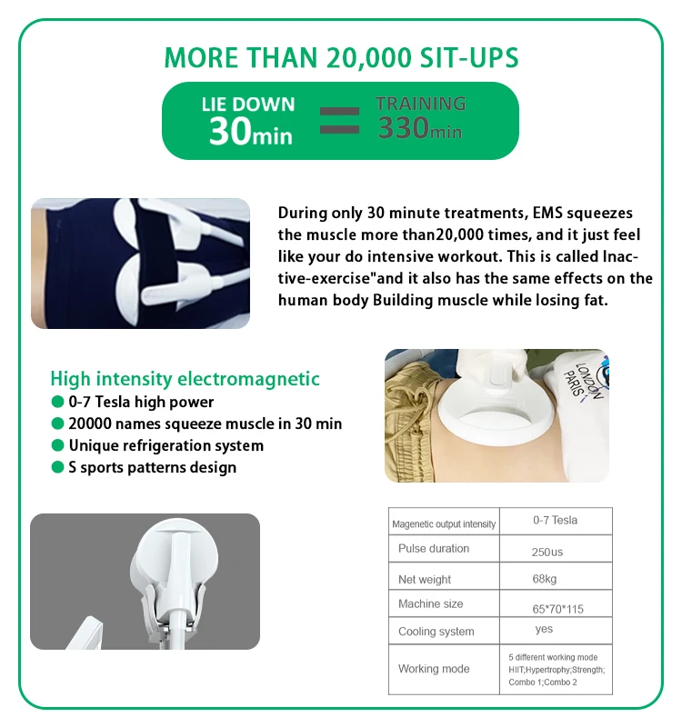 Em Tech Body Slim Neo Rf Pro Max Muscle Building Vertical Skin ...