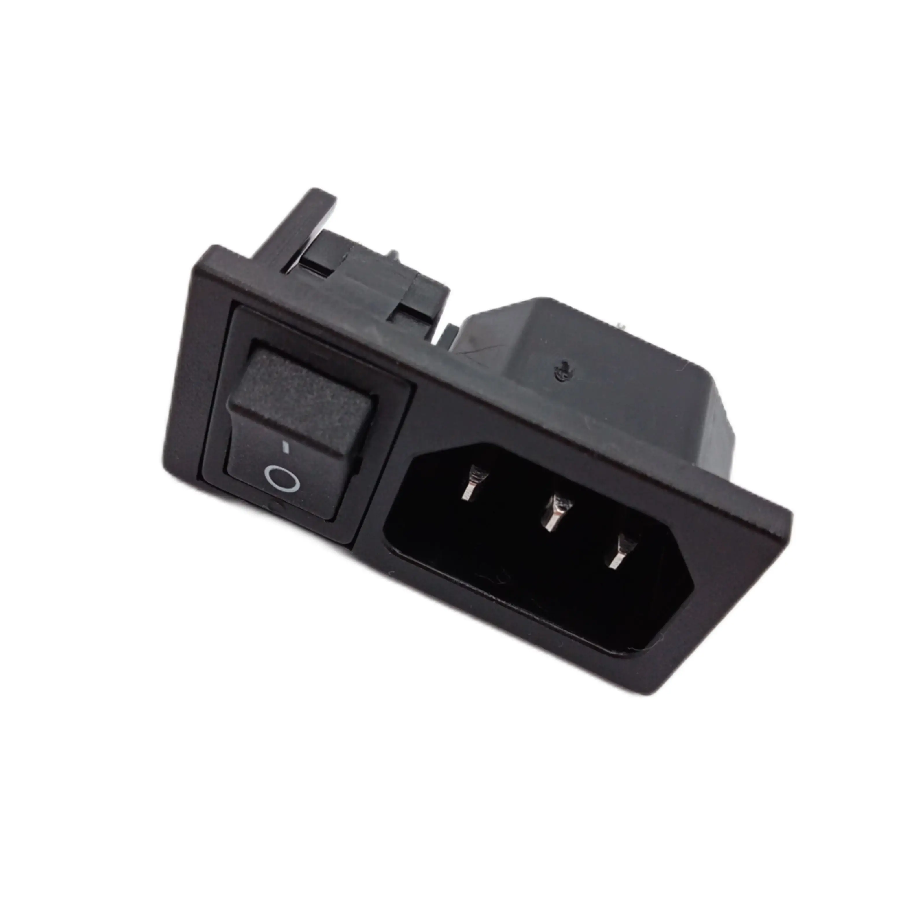 Iec 15a 250vac 3 Pin Iec 320 C14 Inlet Connector Plug Power Socket With ...