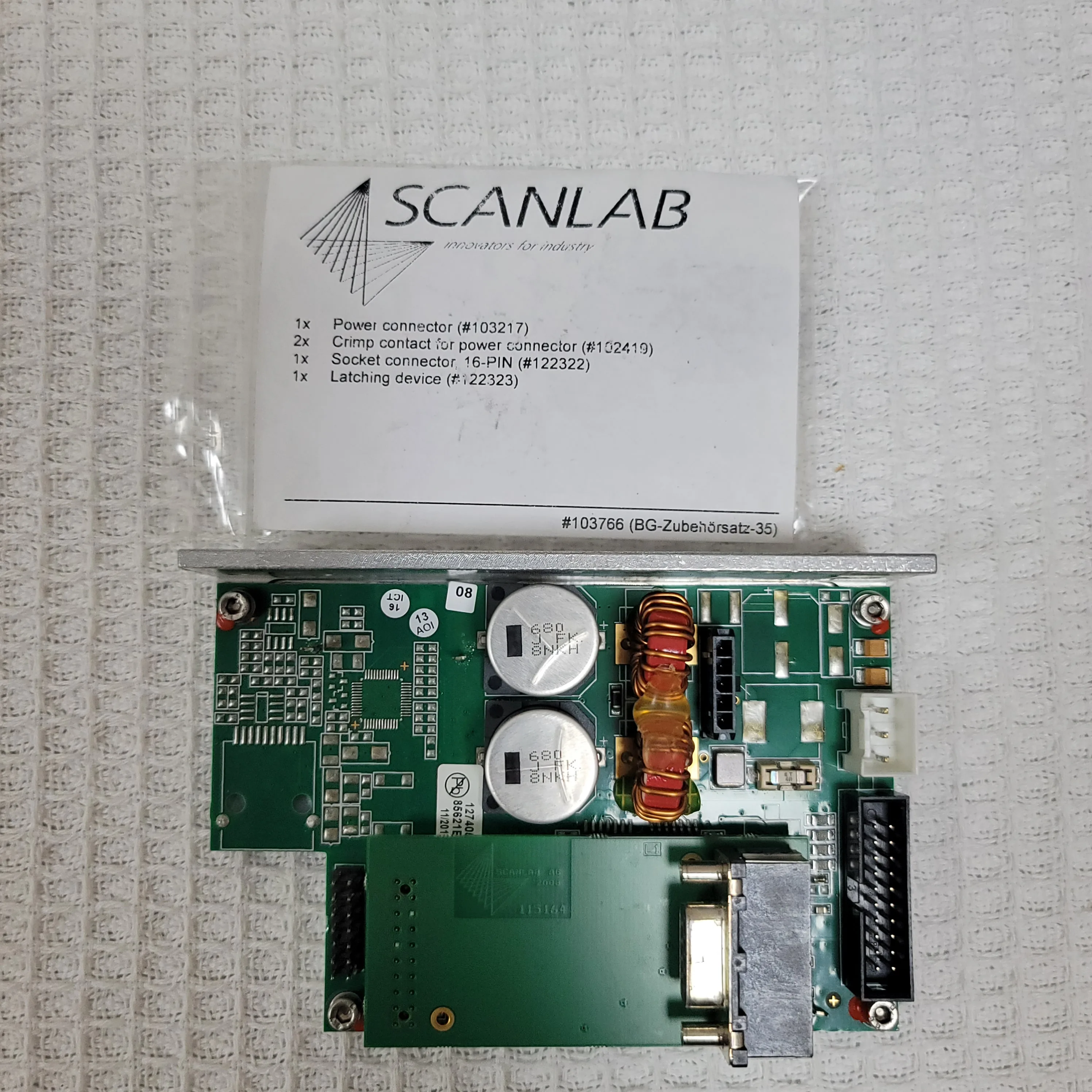 Scanlab VarioSCAN De 40i Type 137 1030-1090nm Z Axis Dynamic Focusing ...