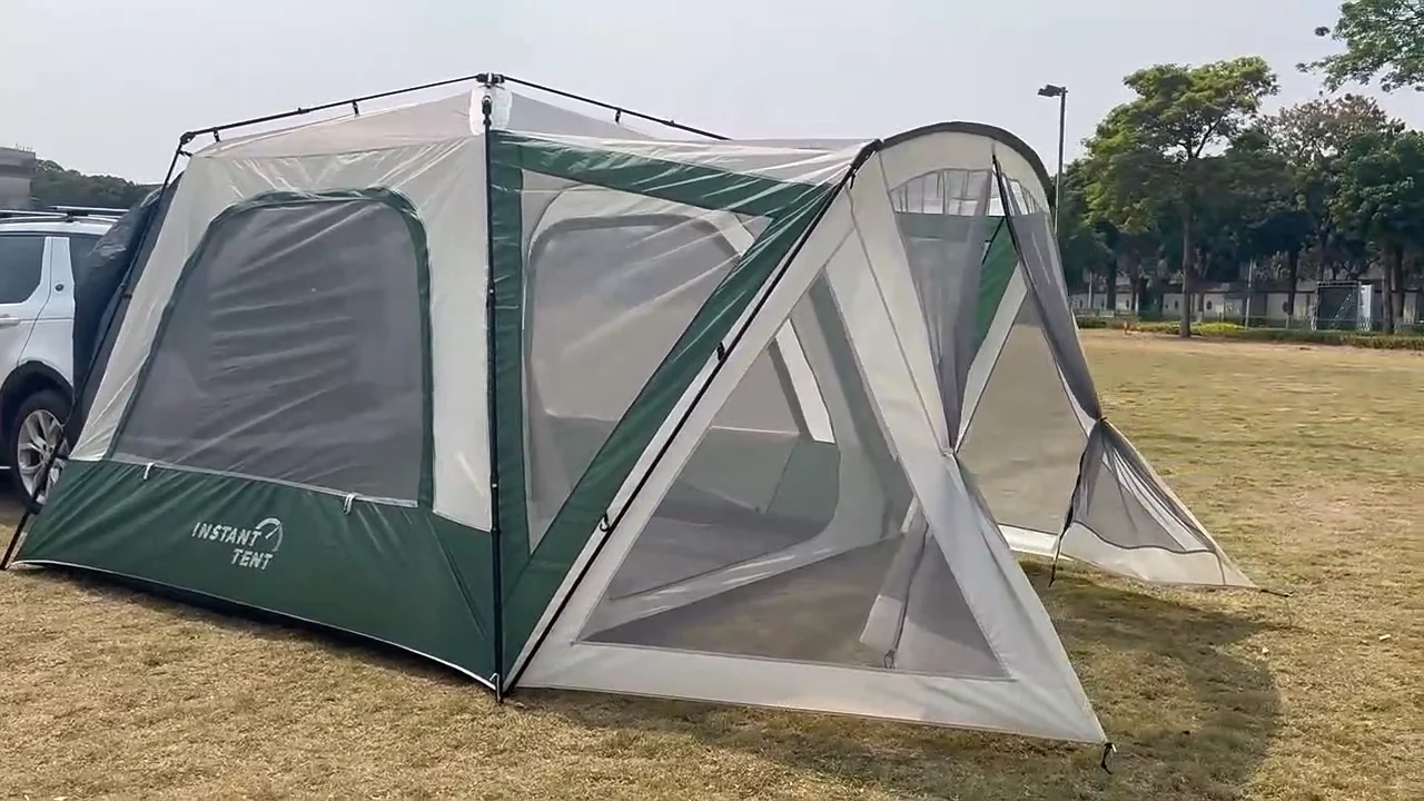 New Design Foldable Outdoor Tent Camping Car Tail Double Layer Portable ...