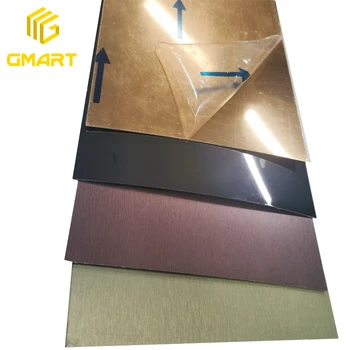 High Pressure Laminates Metallic Hpl Sheets Golden Mirror Hpl Laminates ...