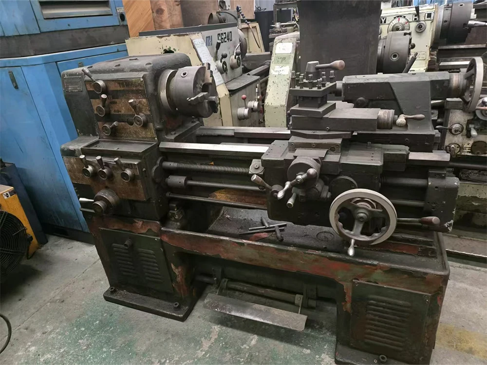 Second Hand Used Small Mini Metal Manual Lathe Lathes Made in Taiwan for Sale