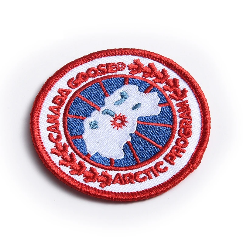 Factory Custom Embroidery Logo Patches With Adhesive Iron On 15 Colors ...