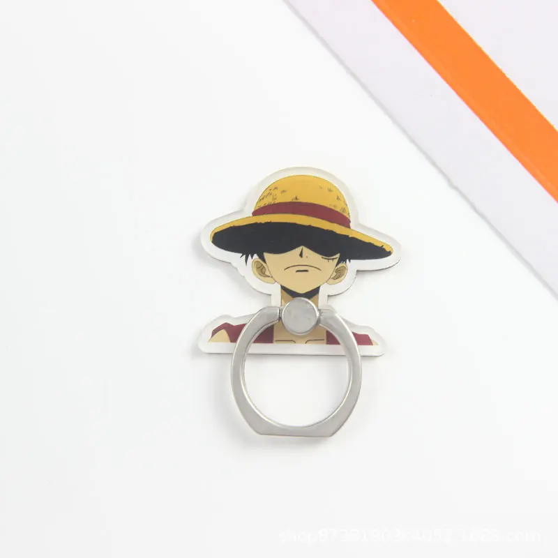 Anime One Piece Luffy Straw Hat Sanji Ring - Phone Stand
