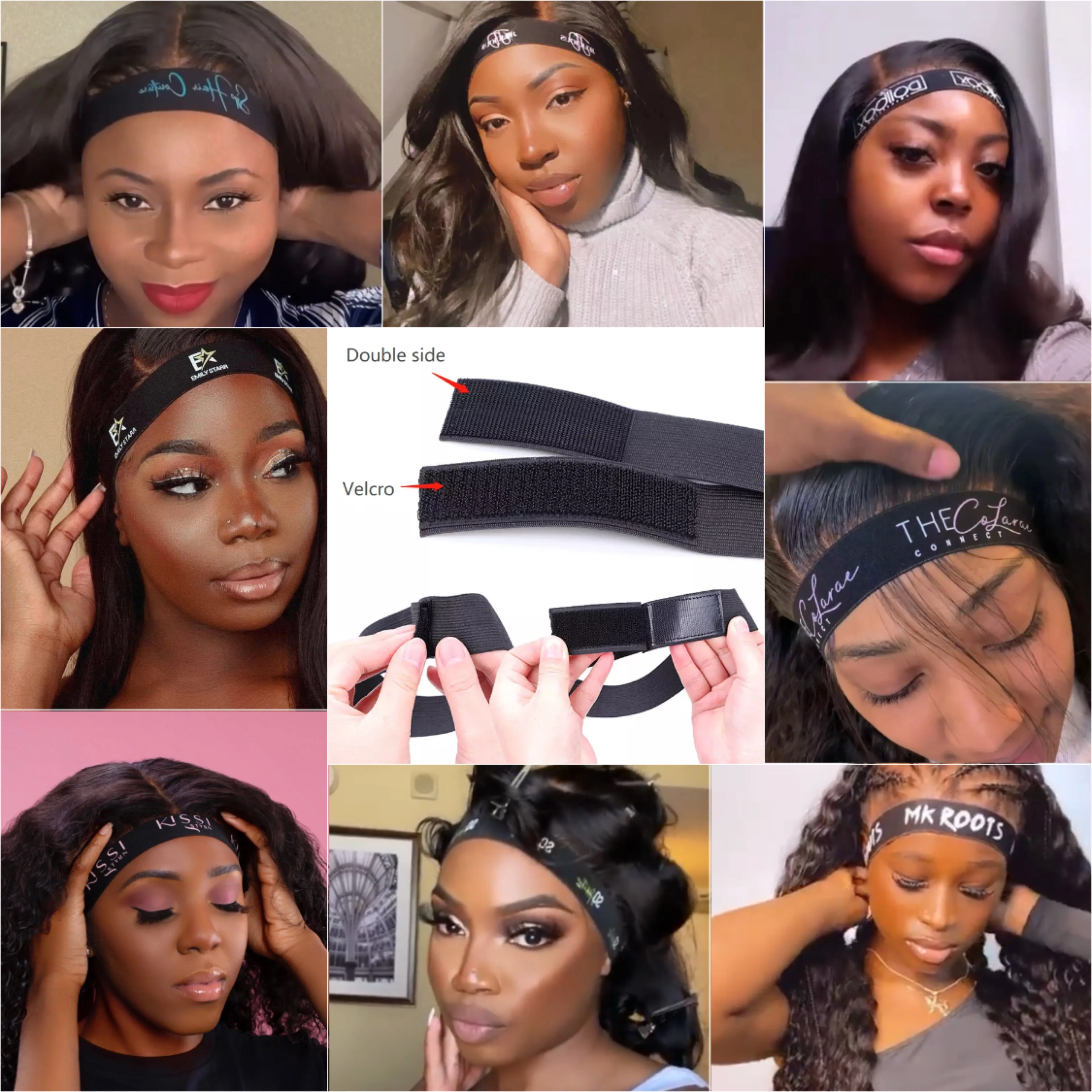 Fashion Headbands Designer Hairbands Custom Headband Lace Frontal Wig ...