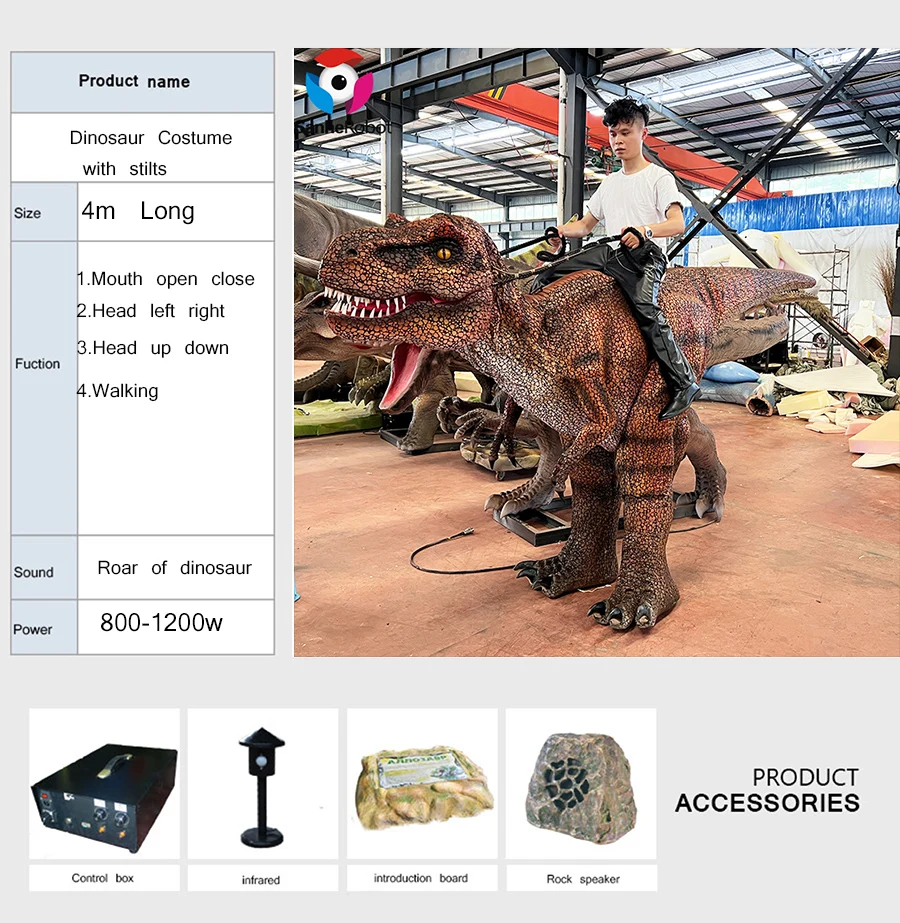 Dinosaur Riding Costume Animatronic Adult Walking Tyrannosaurus t Rex ...