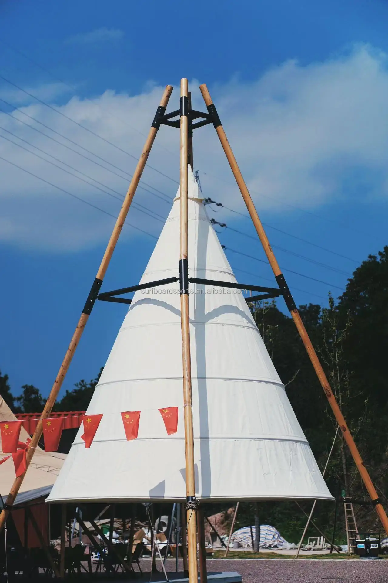 SIBO 2024 Wedding Tents - Elegant & Waterproof Pointed Lantern Decor ...